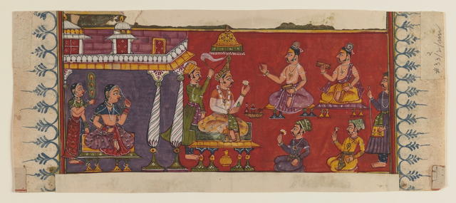 Holymen and Courtiers Assemble Before a Prince · Brooklyn Museum