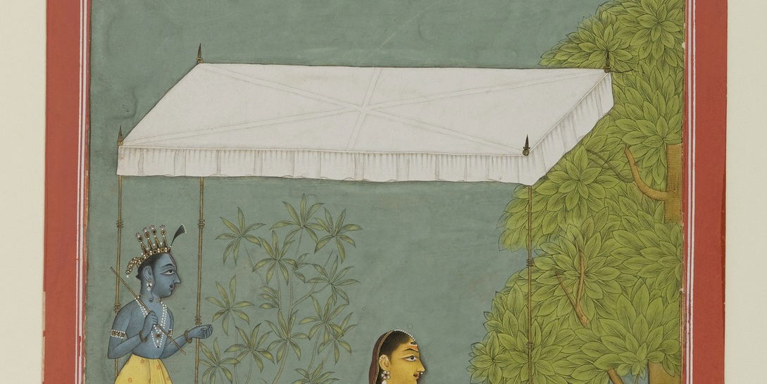 Nayika Awaits Her Lover, page from a series illustrating the ...
