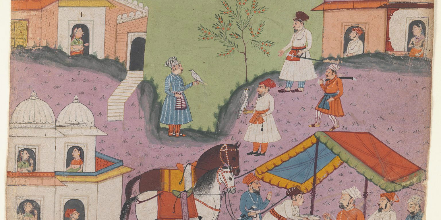 Courtiers' Escapades, Page from an Unidentified Narrative Series · Brooklyn Museum