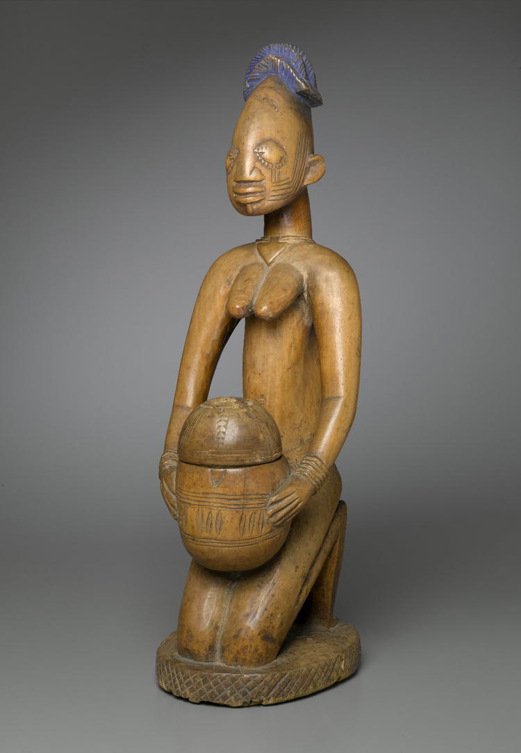 Kneeling Female Figure (Arugba) · Brooklyn Museum