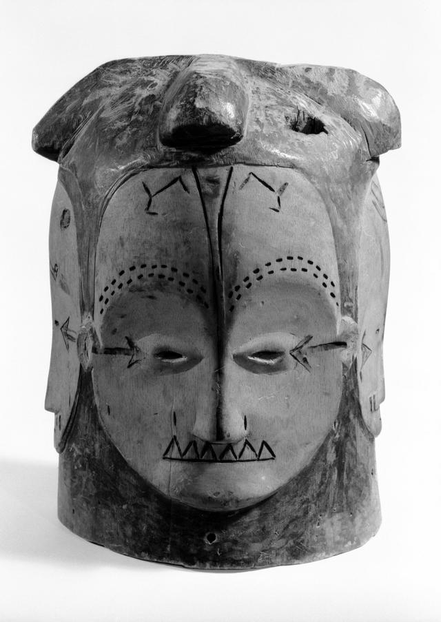 Helmet Mask (Ñgontang) with Four Faces · Brooklyn Museum