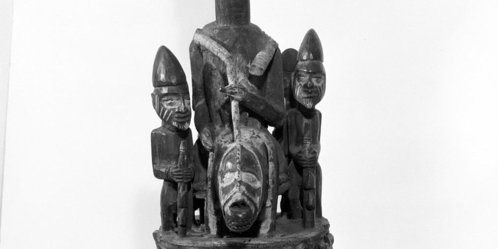 Epa Ologun Mask with Warrior on Horseback · Brooklyn Museum