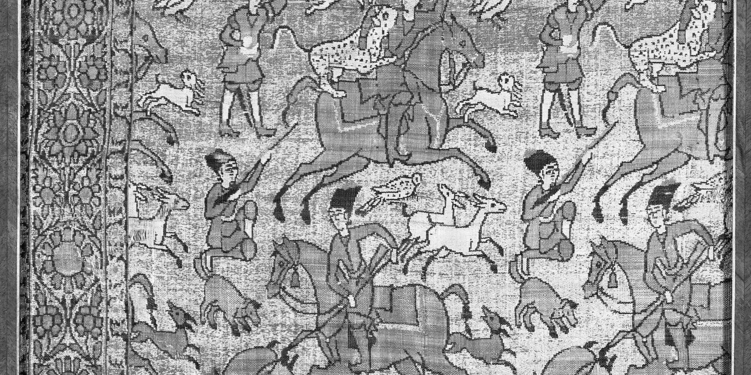 Textile Fragment of Hunting Scene · Brooklyn Museum