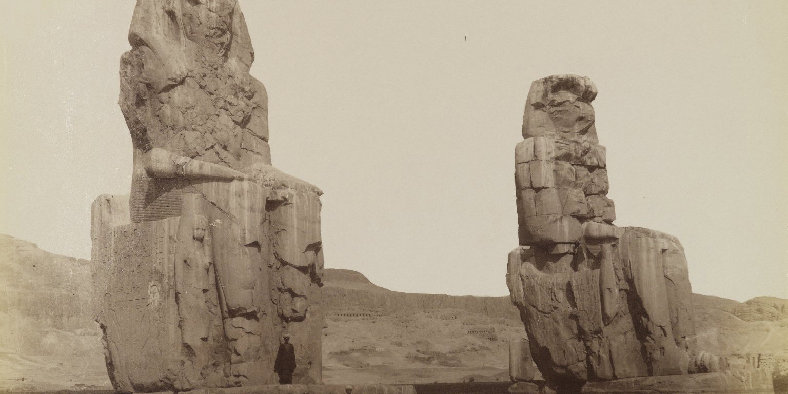 Colossi de Memnon · Brooklyn Museum