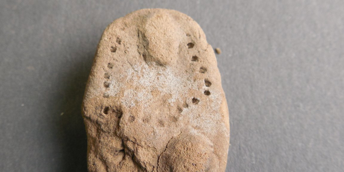 Unfired Clay Fragment · Brooklyn Museum
