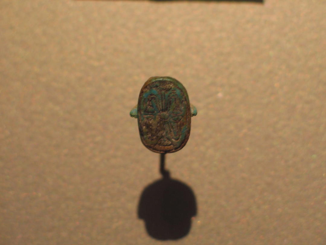 Scarab with Lotus Flower · Brooklyn Museum