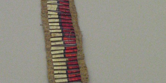 Band of Hide with Porcupine Quill Decoration · Brooklyn Museum