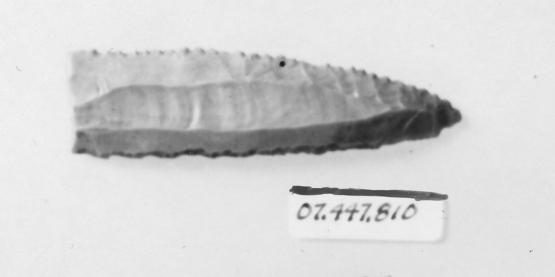 Pointed Sickle Blade or Saw-Edged Knife · Brooklyn Museum
