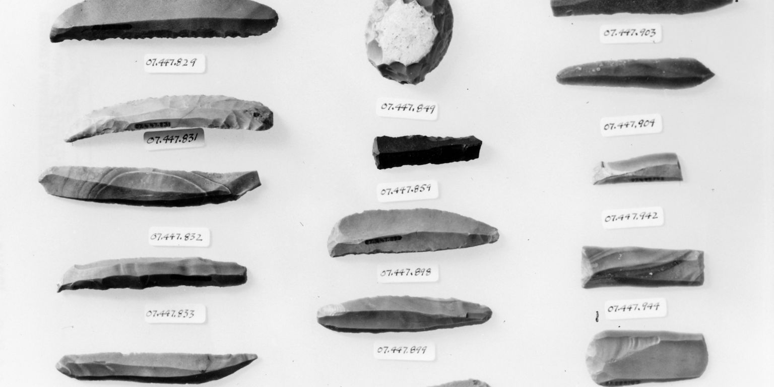 Square-Ended Flake · Brooklyn Museum