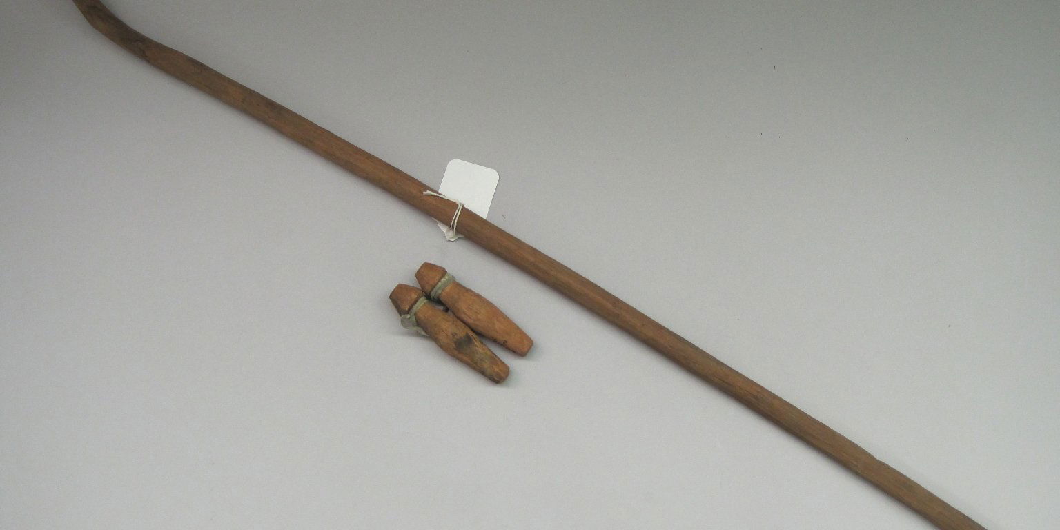 Tied Billet Game, Stick and Pair of Billets · Brooklyn Museum