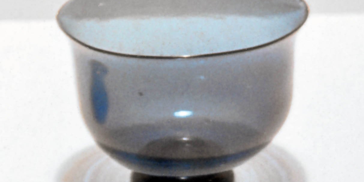 Blue Nailsea Bowl · Brooklyn Museum