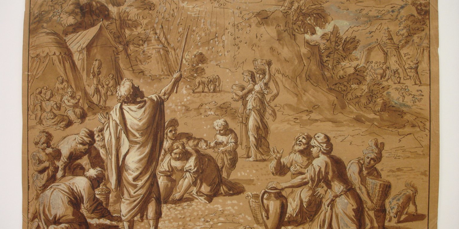 Moses and the Gathering of Manna I (Exodus 16:11-36) · Brooklyn Museum