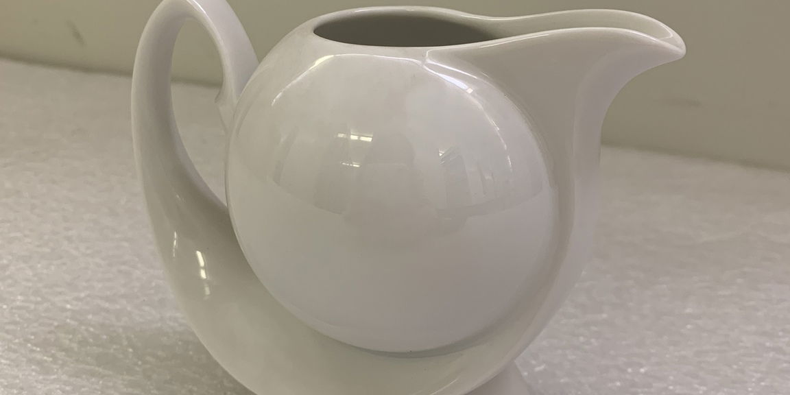 Creamer from a Three Piece Tea Set, Monoikos Pattern · Brooklyn Museum