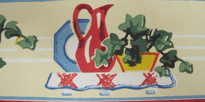 'Border Paper, "China Shelf", Pattern 2058' · Brooklyn Museum