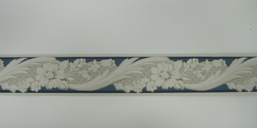 'Border Paper, 'Rococo (Blue), Pattern 2065' · Brooklyn Museum
