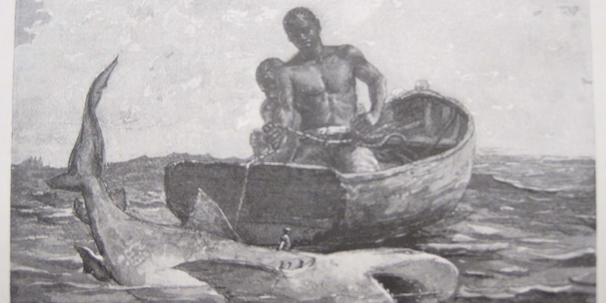 A Peddler and A Nassau Gateway (recto); Shark-Fishing (verso ...