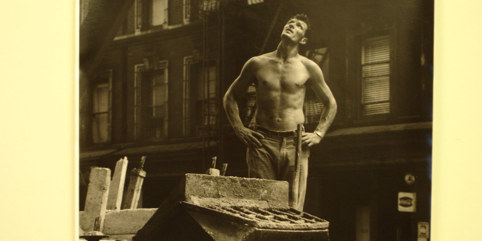 Cement Worker Looking Upwards · Brooklyn Museum