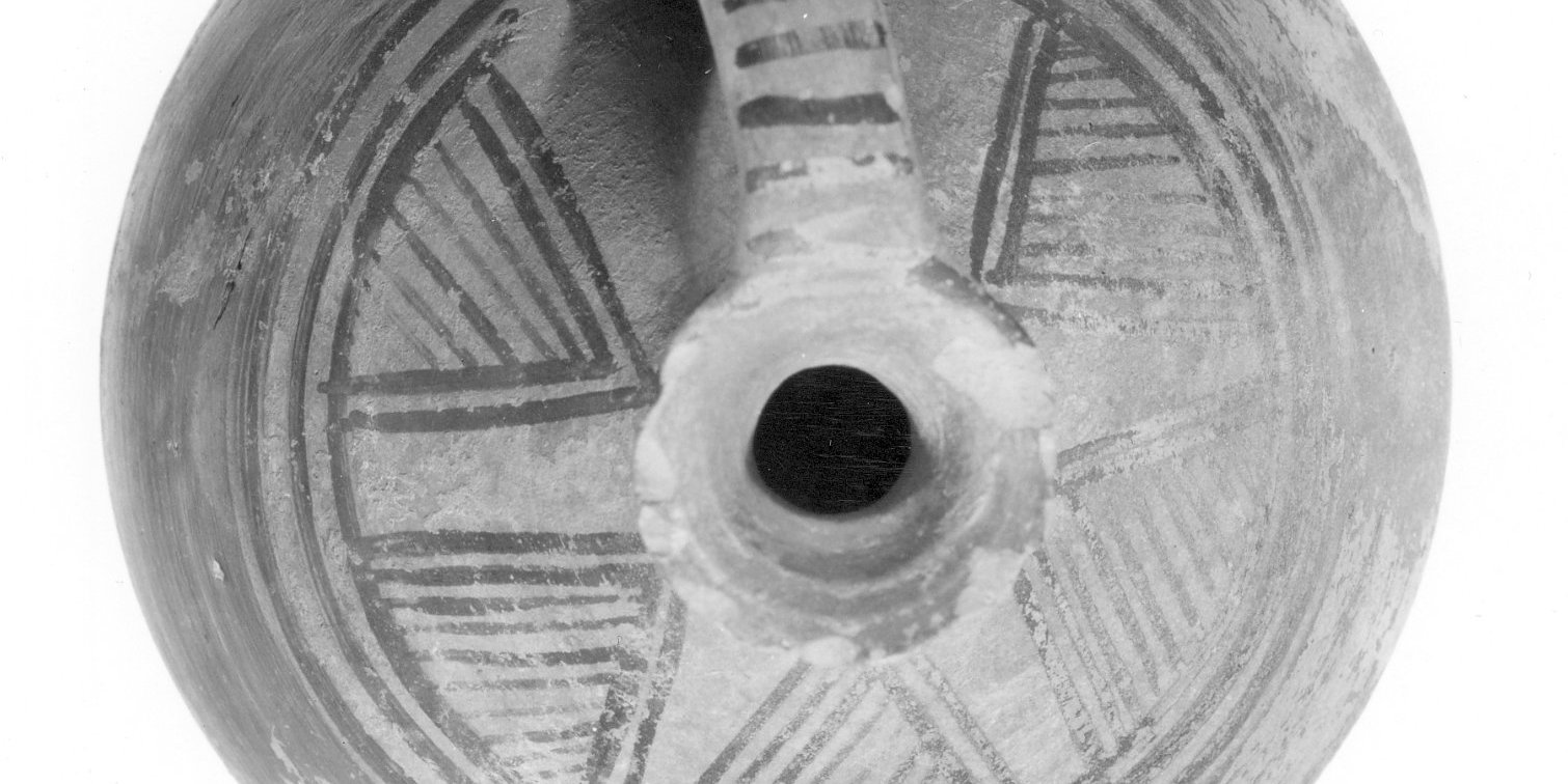 One of Three Round Jugs with Narrow Neck and Loop Handle · Brooklyn Museum