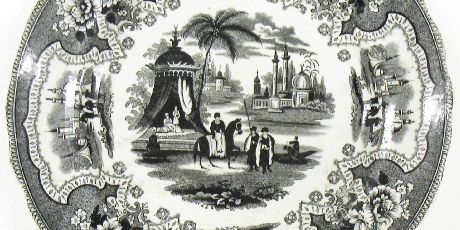 Plate, Palestine Pattern · Brooklyn Museum