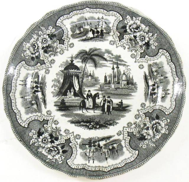 Plate, Palestine Pattern · Brooklyn Museum
