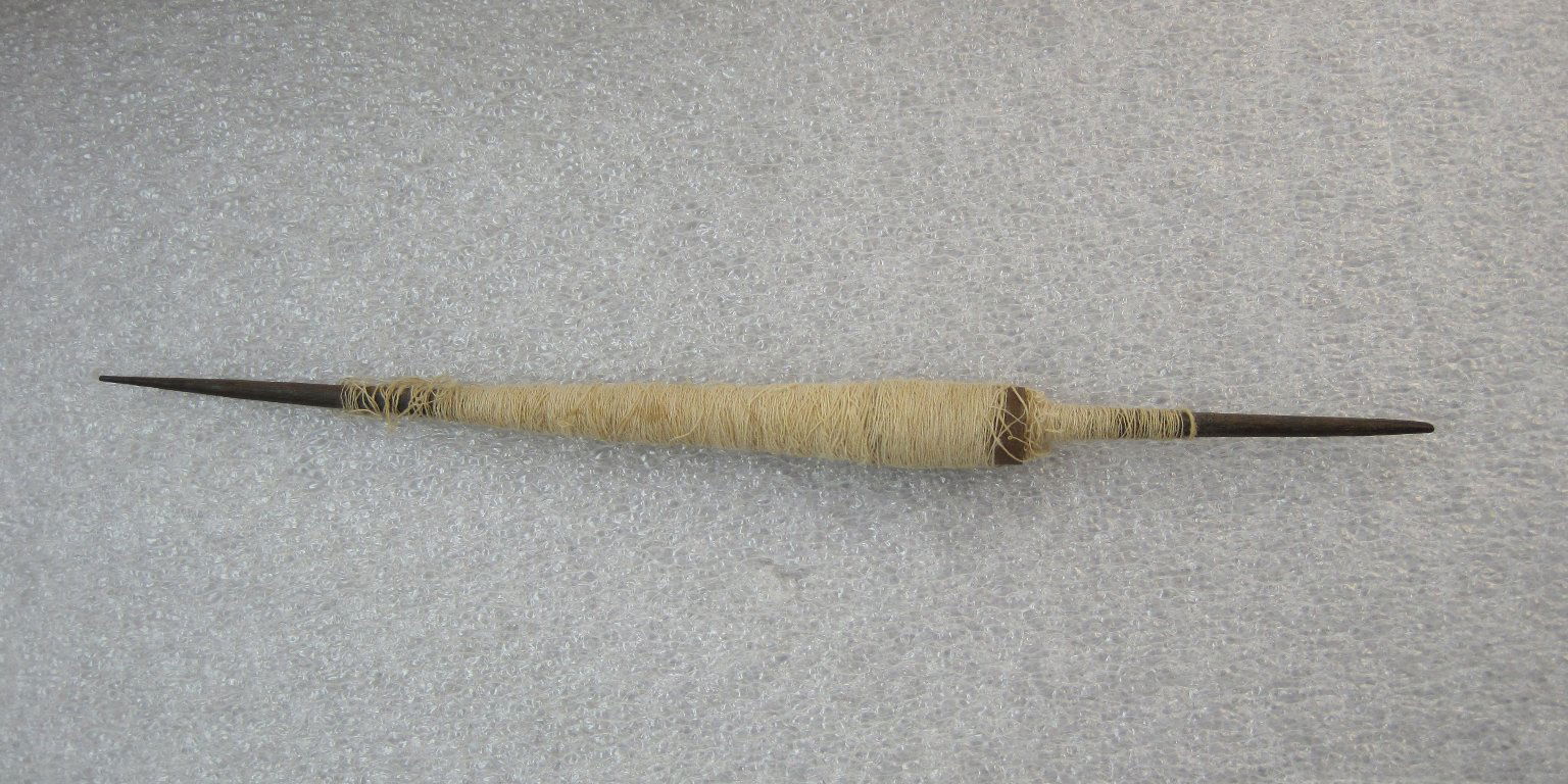 Spindle Wrapped with Yarn · Brooklyn Museum