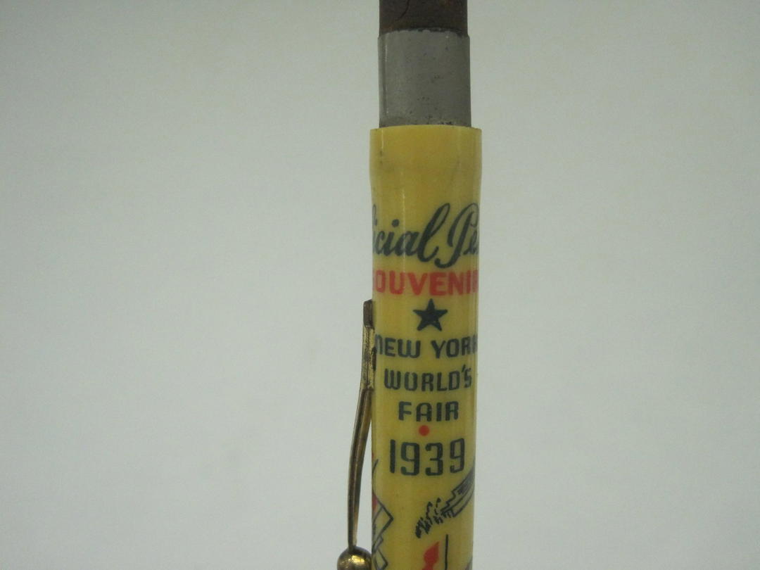 Mechanical Pencil, "Official Pencil Souvenir New York World's Fair 1939 ...