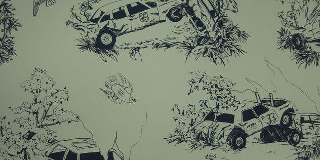 Wallpaper "Toile de Derby" Pattern · Brooklyn Museum