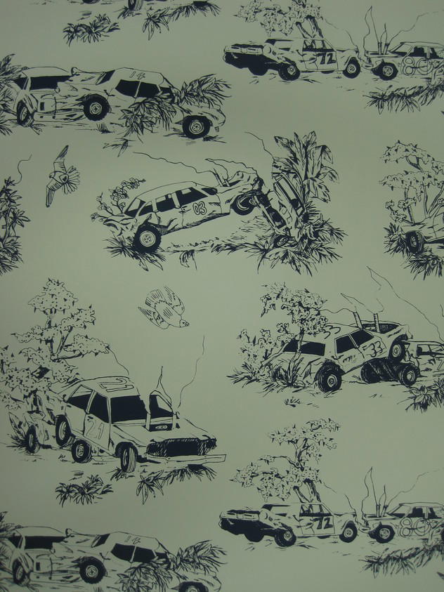 Wallpaper "Toile de Derby" Pattern · Brooklyn Museum