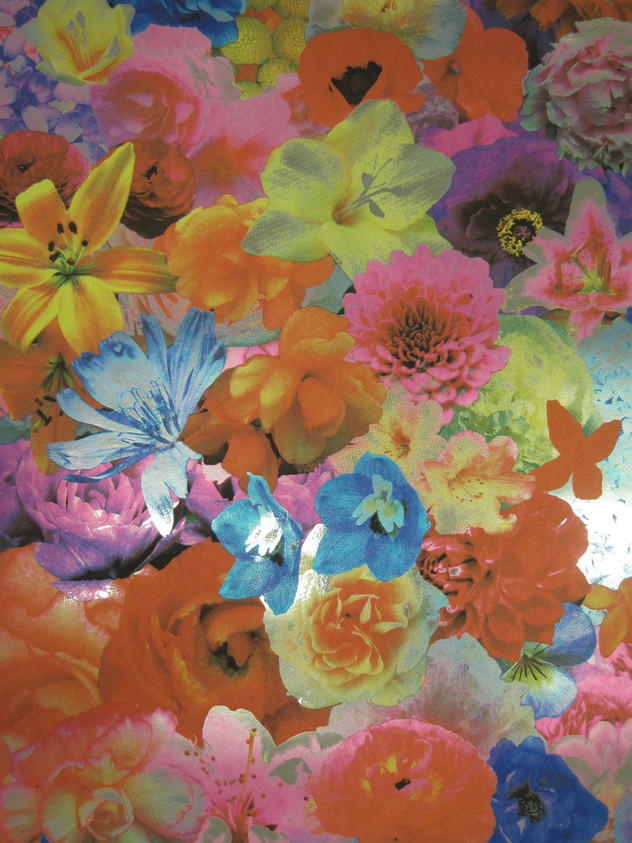 Wallpaper, "Full Bloom" pattern · Brooklyn Museum