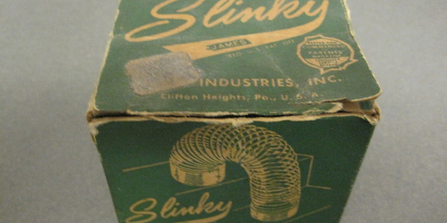 Slinky Toy and Box · Brooklyn Museum