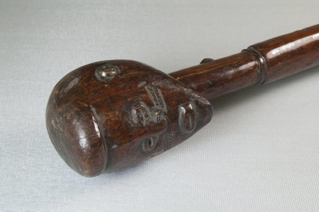 Staff with Carved Head · Brooklyn Museum