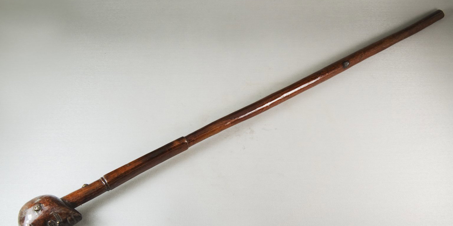 Staff with Carved Head · Brooklyn Museum