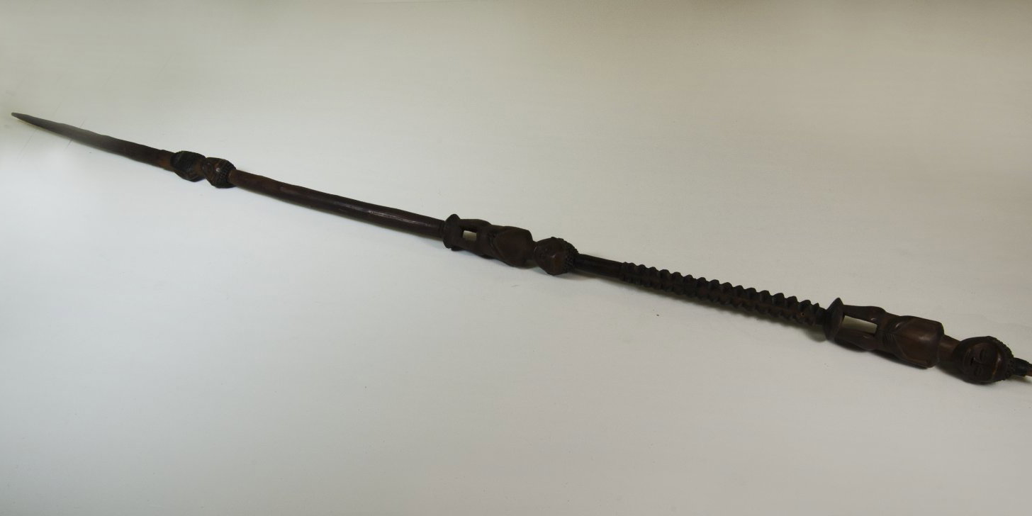 Scepter, Three Double Human Figures on Shaft · Brooklyn Museum