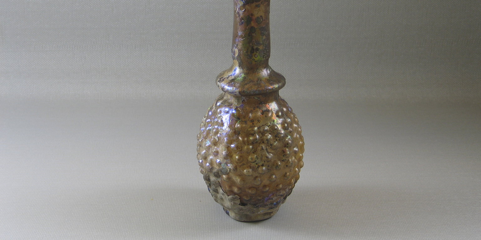 Bottle with Stylized Grape Pattern · Brooklyn Museum