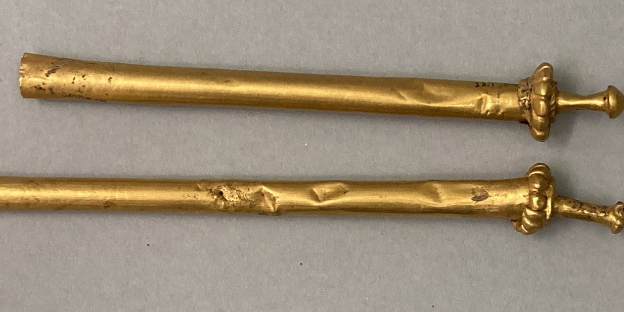 Hollow Ear Rods · Brooklyn Museum