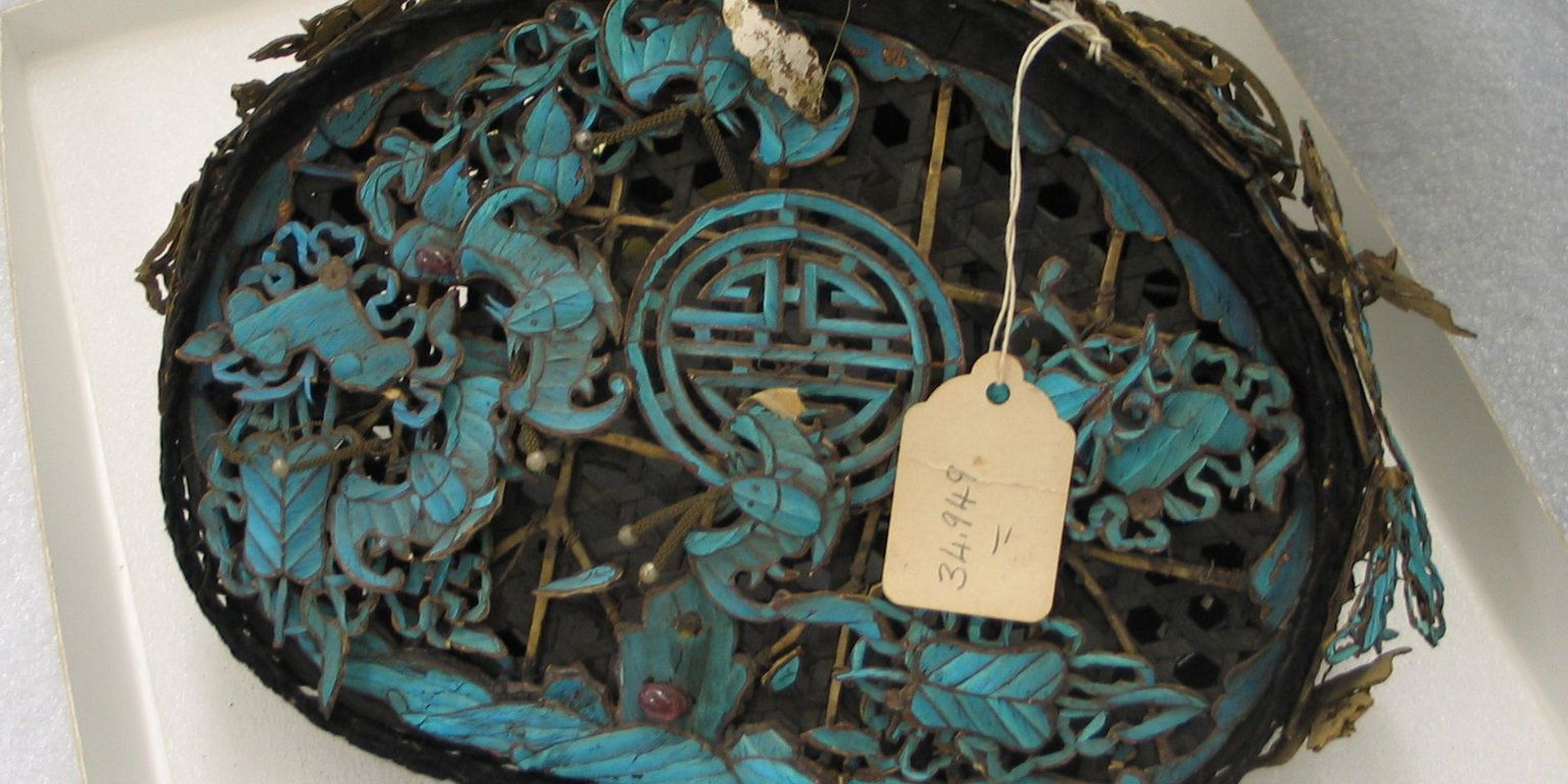 Manchu Woman's Court Headdress (Bride's Hat?) · Brooklyn Museum