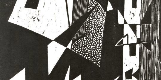Composition VII-Two Large Fighting Forms and a Row of Small Forms ...