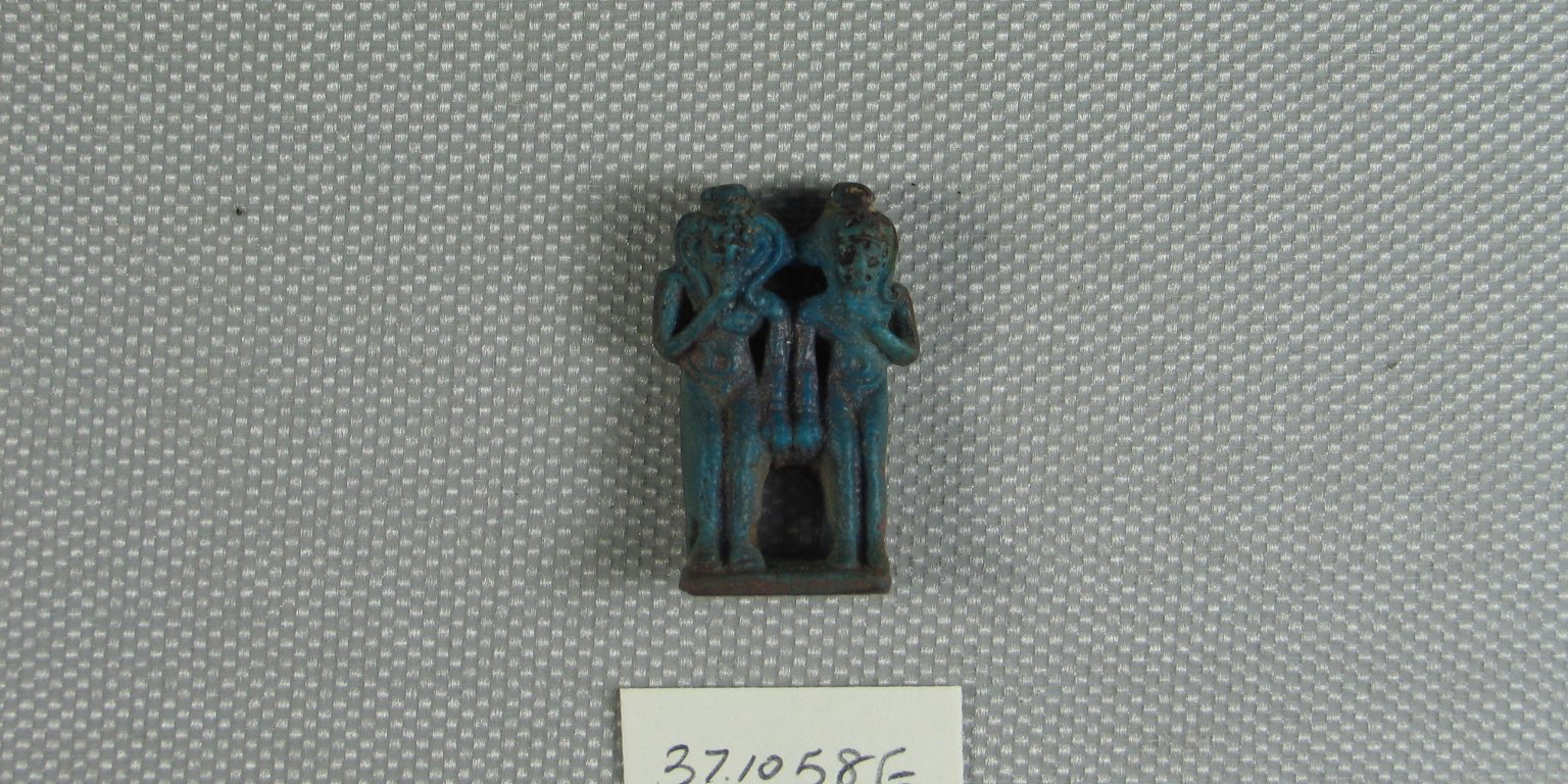Amulet of Two Harpocrates Figures · Brooklyn Museum