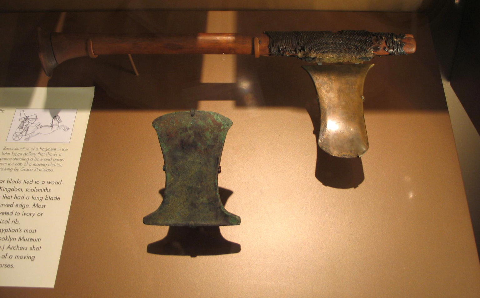 Battle-Axe with Handle · Brooklyn Museum