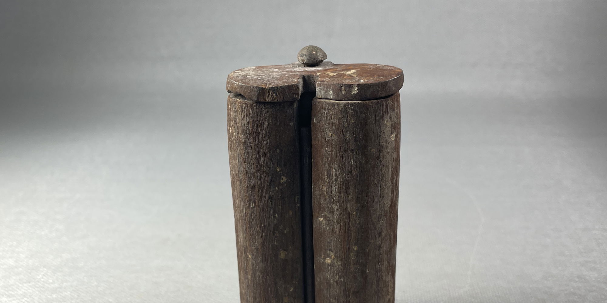 Double Kohl Tube with Cover Set on a Pivot · Brooklyn Museum