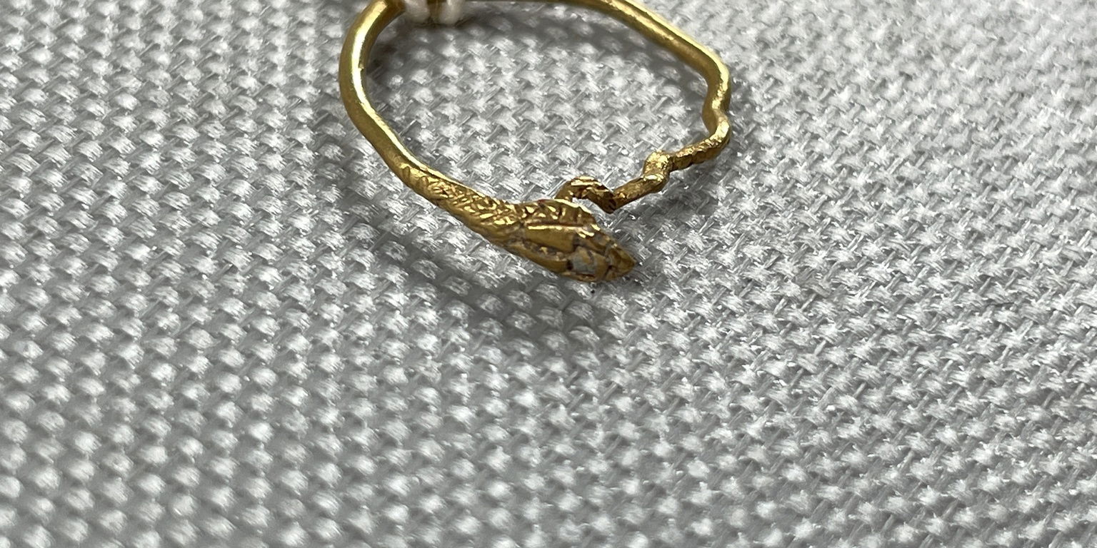 Slender Ring in the Form of a Snake · Brooklyn Museum