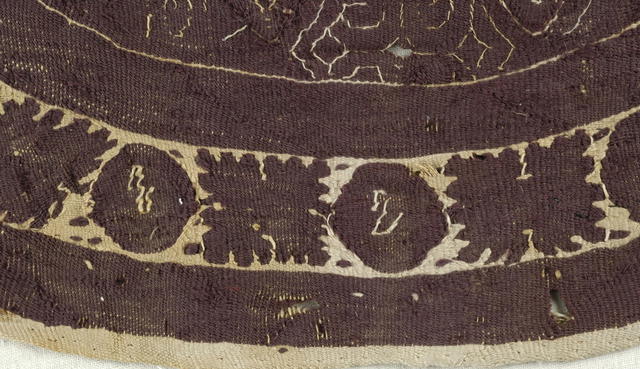 Roundel with Botanical and Geometric Decoration · Brooklyn Museum