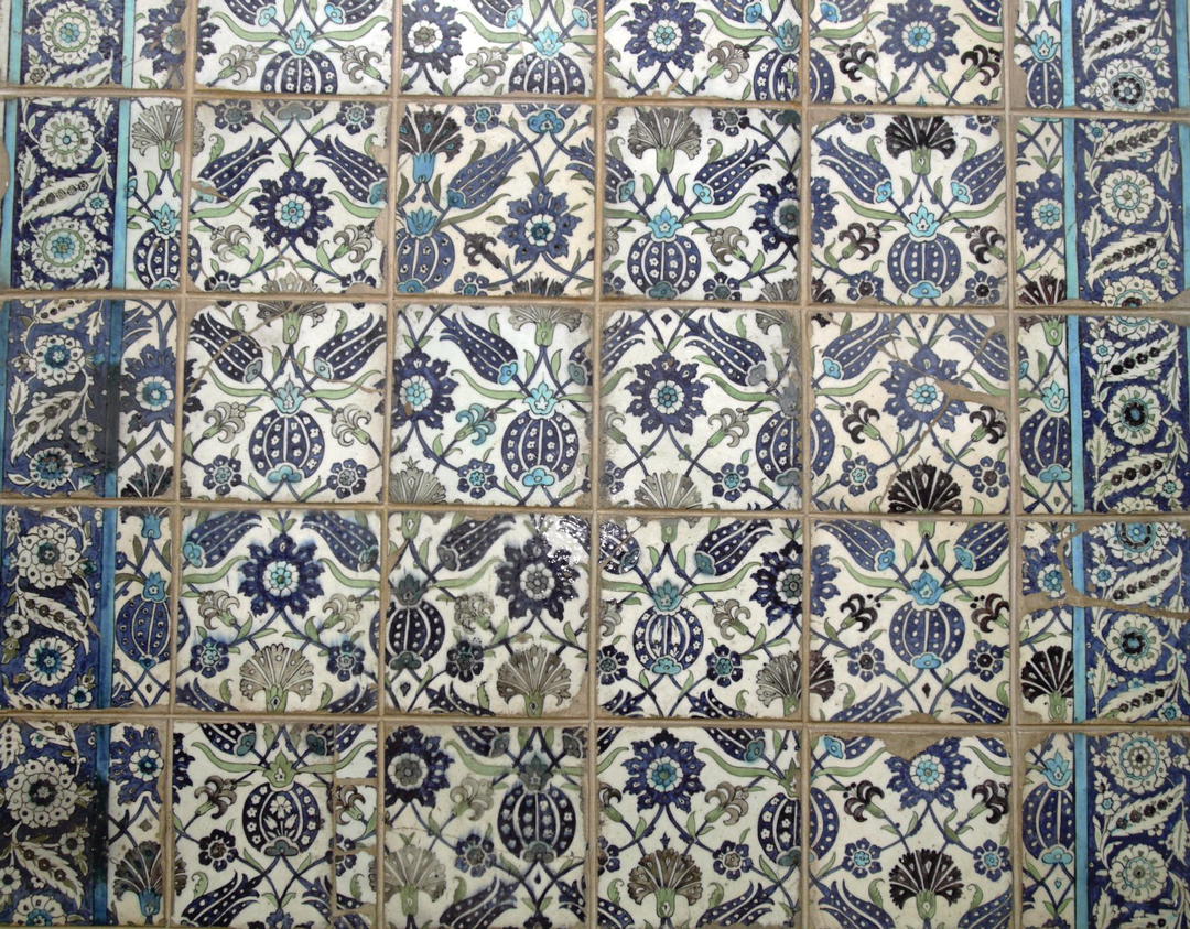Panel of Tiles · Brooklyn Museum