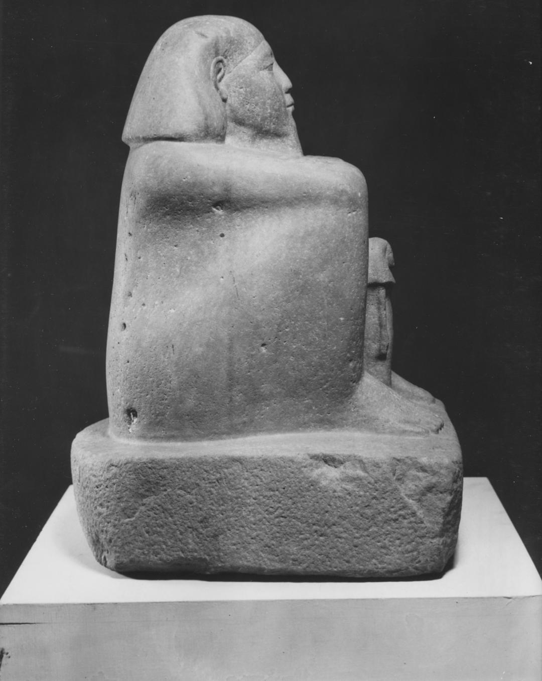 Block Statue of Senwosret-senebefny · Brooklyn Museum