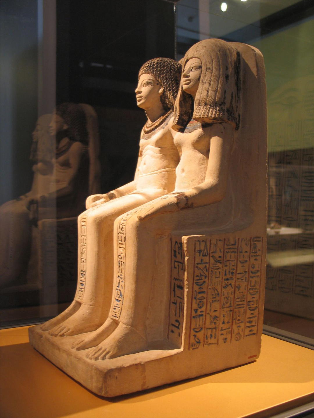 Pair Statue of Nebsen and Nebet-ta · Brooklyn Museum