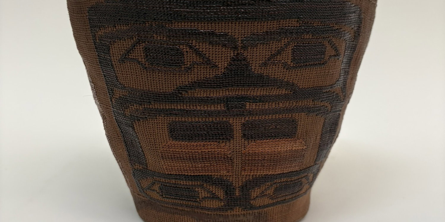 Basket with False Embroidery · Brooklyn Museum