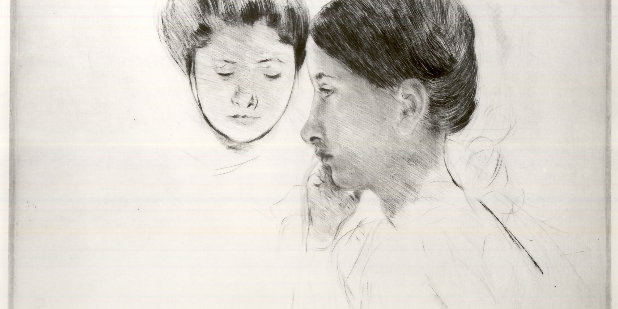 Head in Profile and Smaller Face · Brooklyn Museum