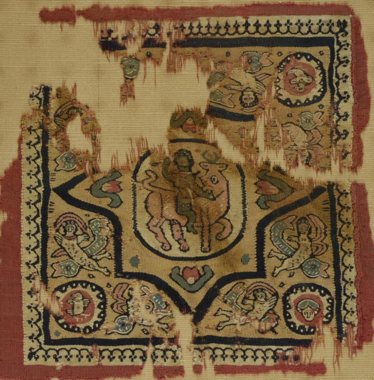 Square Textile with Europa and the Bull · Brooklyn Museum