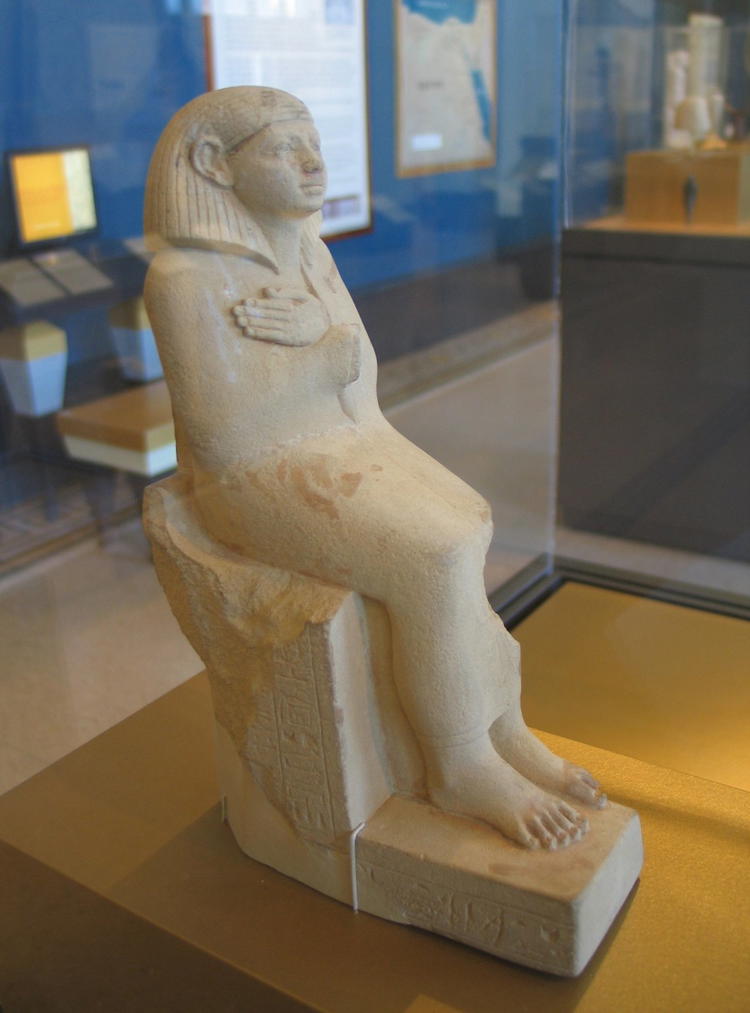 Statuette of a Cloaked Figure · Brooklyn Museum