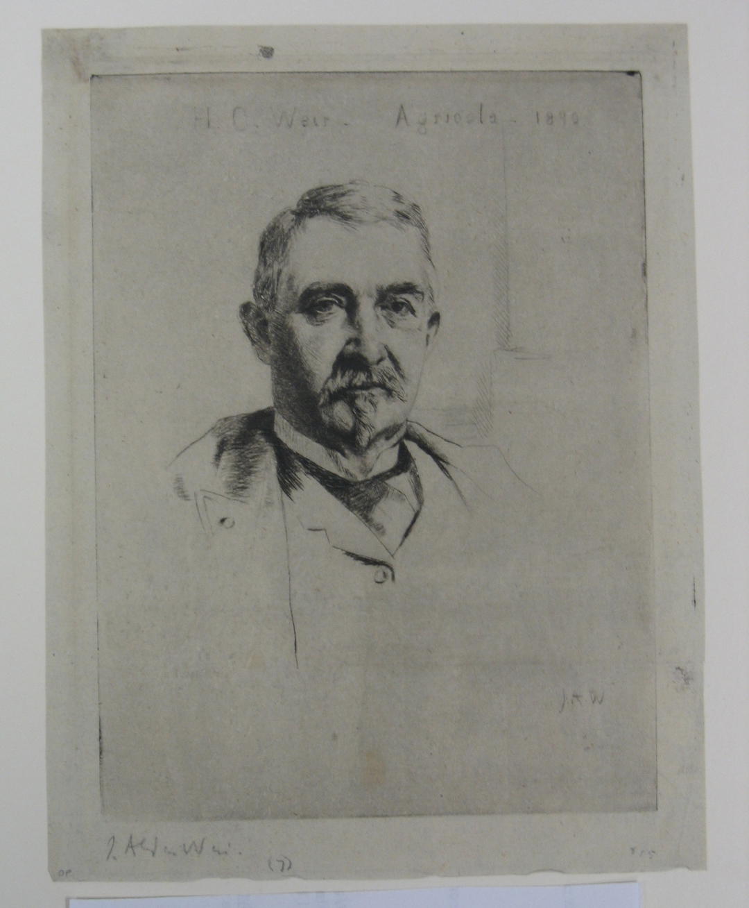 Portrait of Colonel H. C. Weir, Agricola, 1890 · Brooklyn Museum